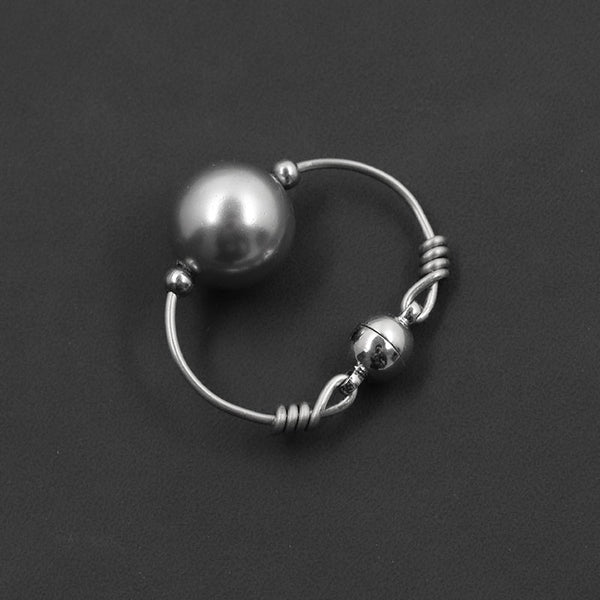Pearl Magnet Clit Ring – Magnetic Clitoris Jewelry for Women - PiercingArt