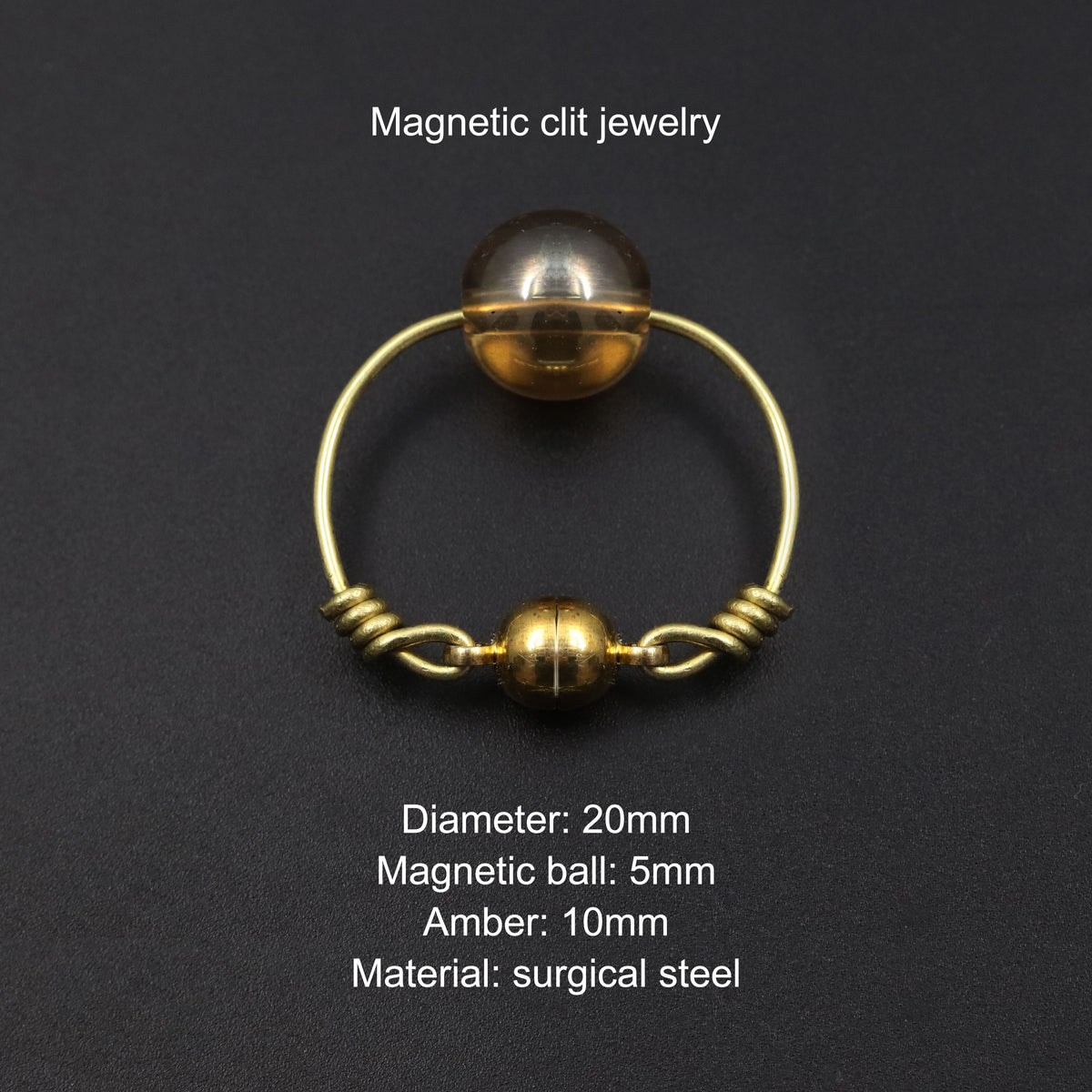Fake Clit Ring - Magnet - PiercingArt