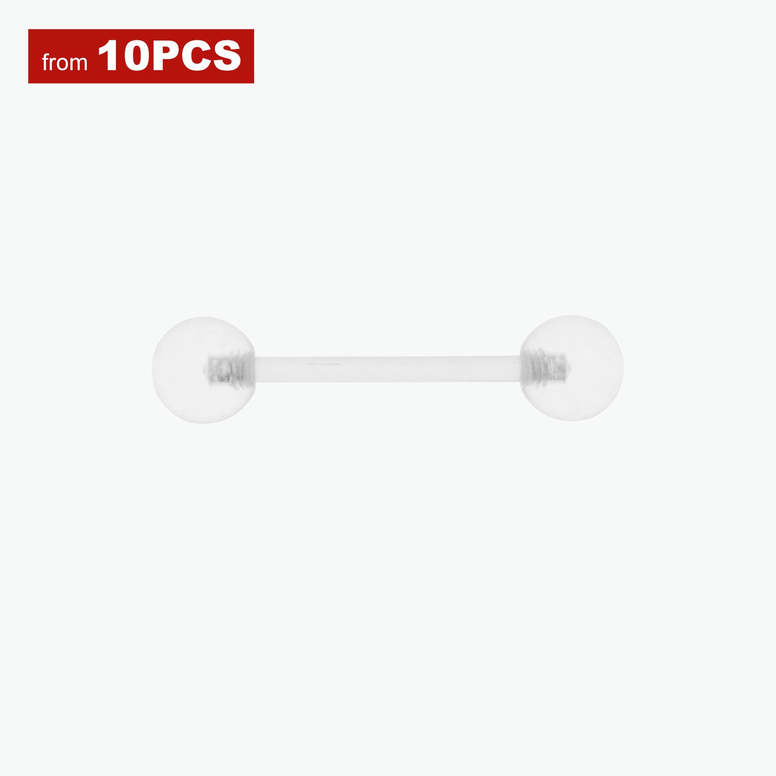 Tongue Piercing Retainer -14G 16mm (10pcs) - PiercingArt