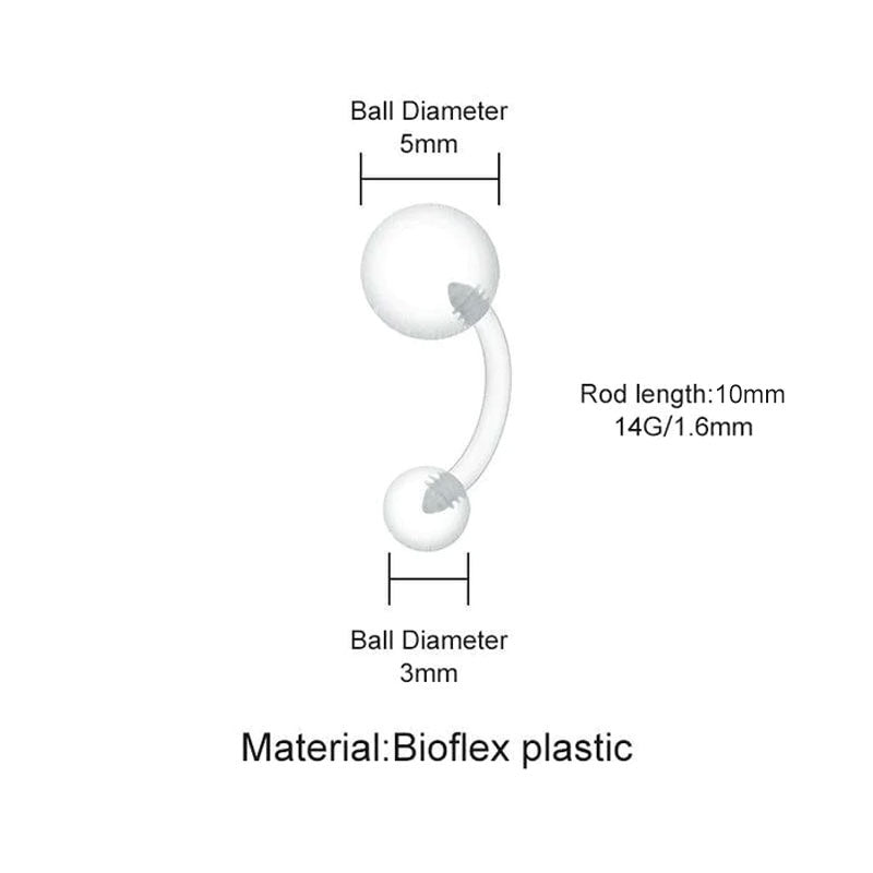 Belly Button Retainer - 14G 10mm - PiercingArt